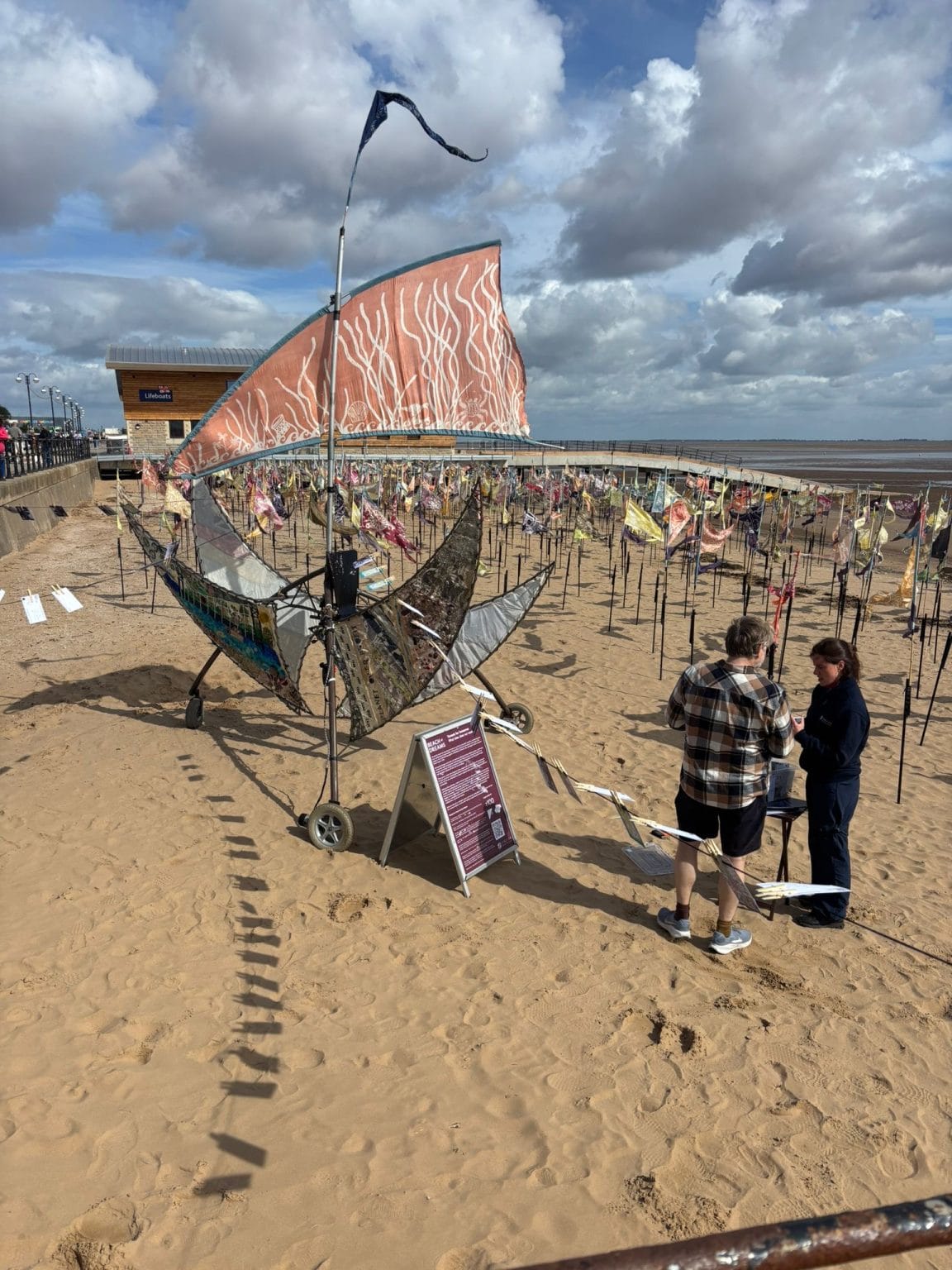 Beach of Dreams installation comes to Cleethorpes - Grimsby News - Gi ...